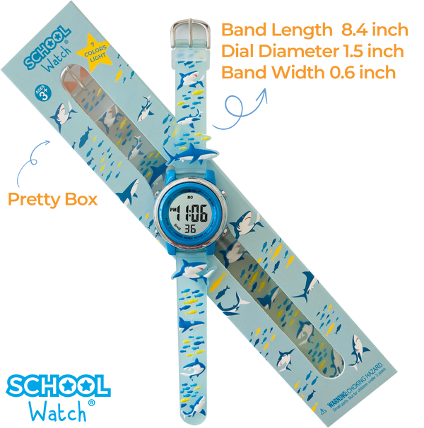 Shark Digital School Watch: Children Time Teacher Watch - Preschool ...